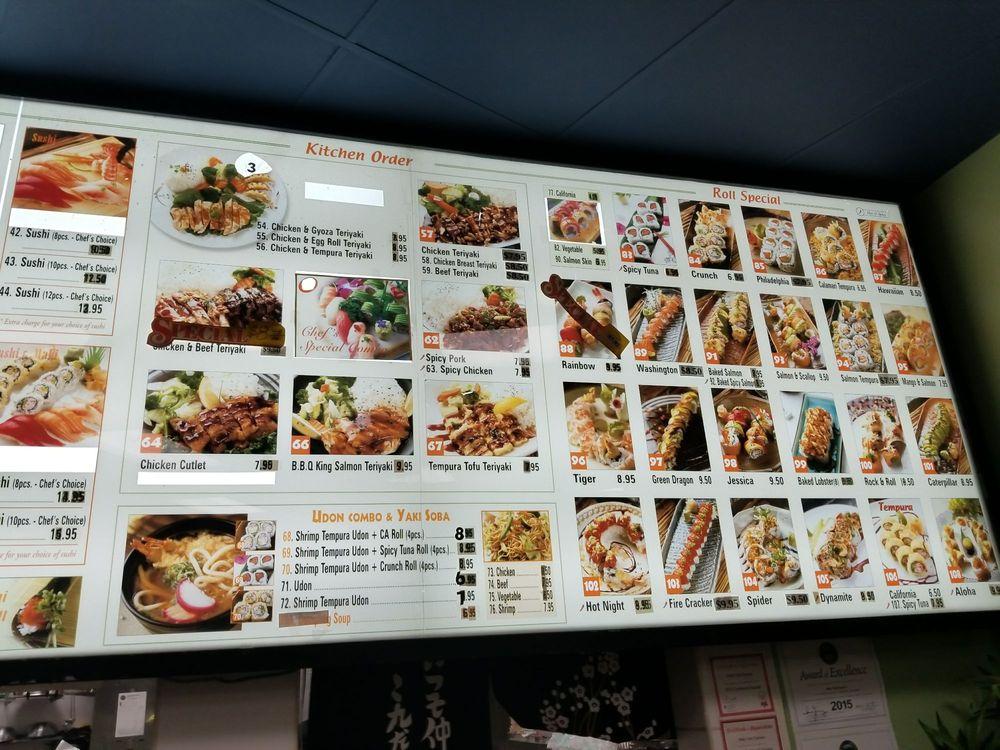 Menu at Maki-Yaki Express restaurant, Laguna Hills