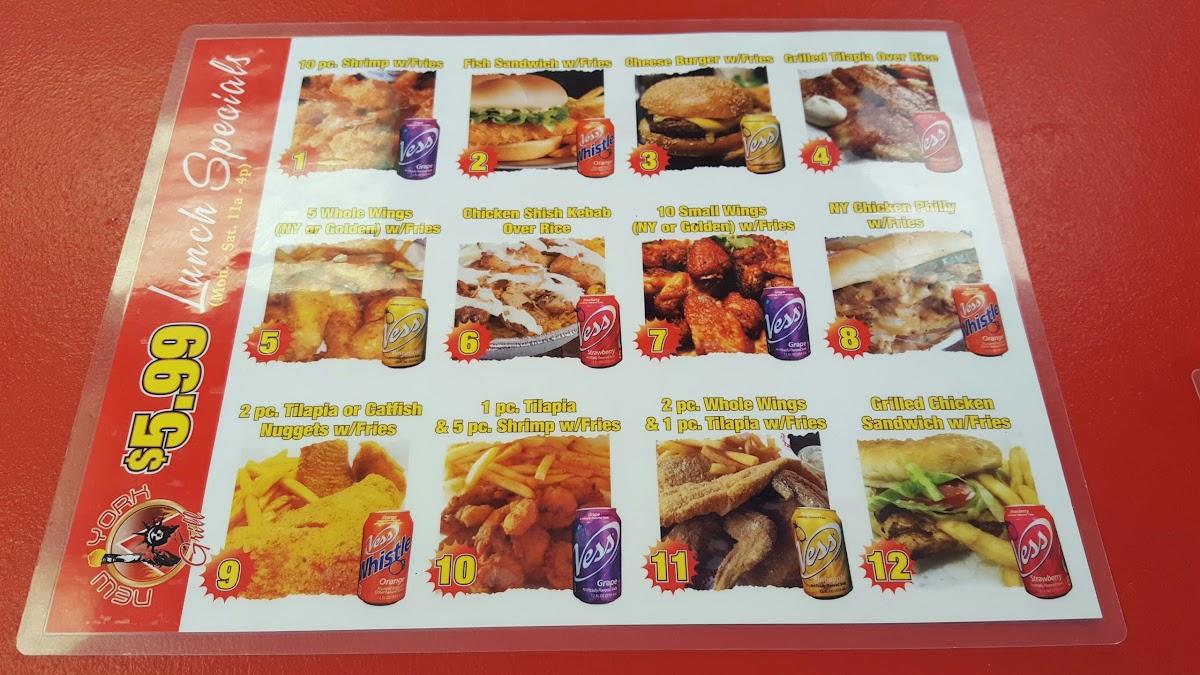 Menu at NEW YORK GRILL 3 restaurant, Florissant, 540 N Hwy 67