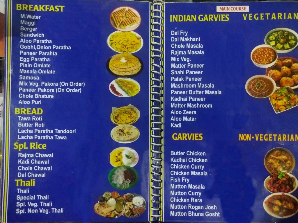 Menu at Dd Foods & Restro, Dehradun