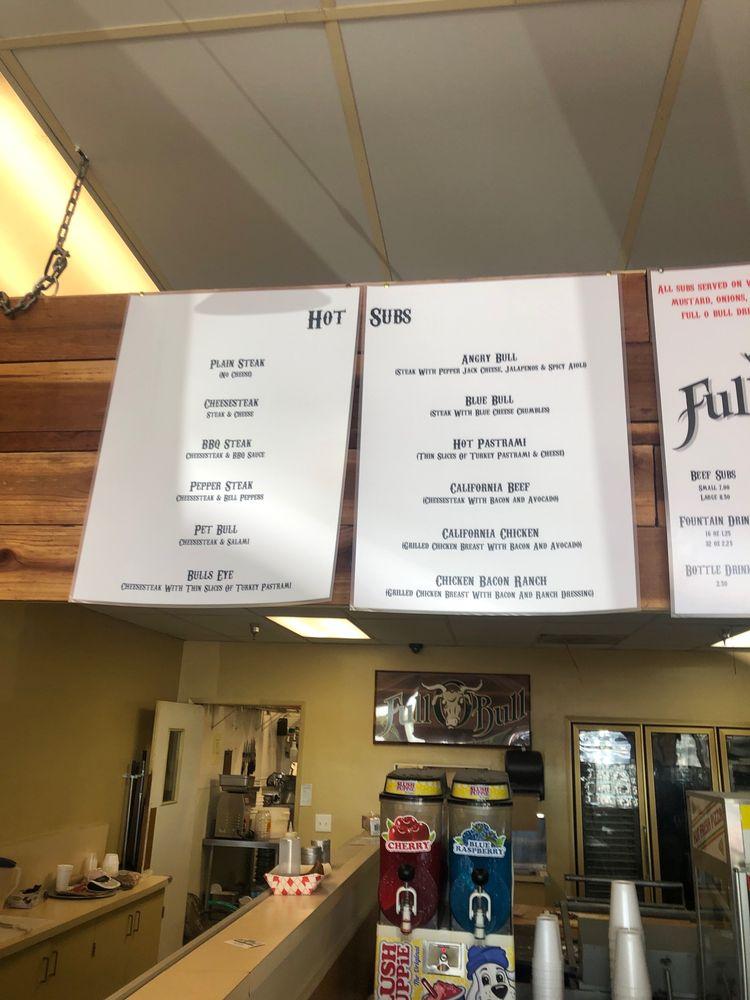 Menu at Full O Bull Pizza & Subs pizzeria, Fresno, N First St