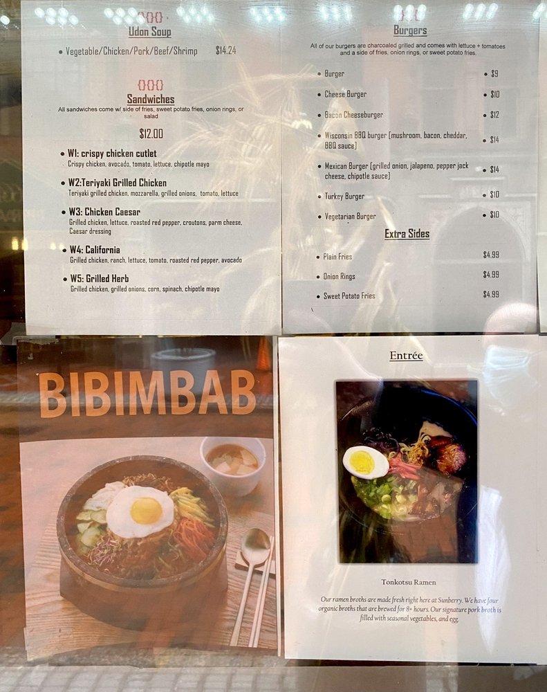 Menu at Sunberry Cafe & Catering, Hartford
