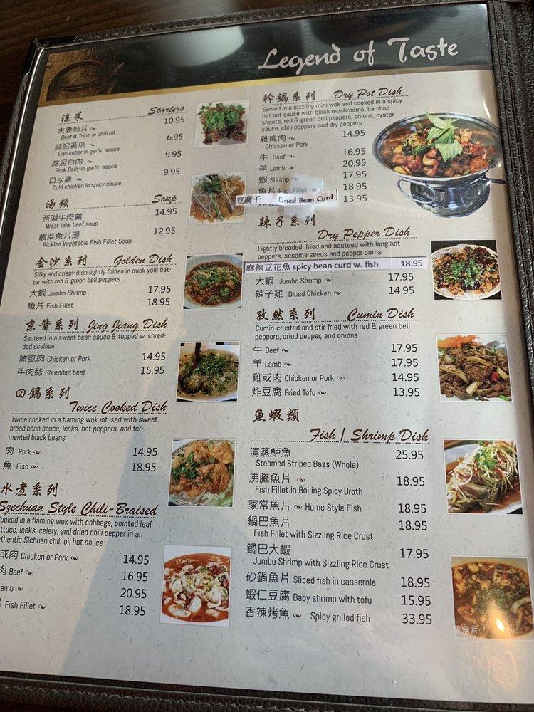Menu at Fan Bistro restaurant, Livingston