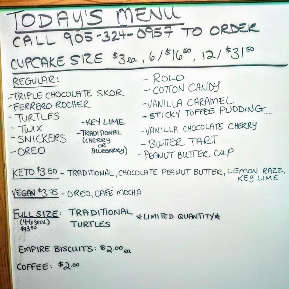 Menu at Mama Misfit's Cheesecakery desserts, Welland