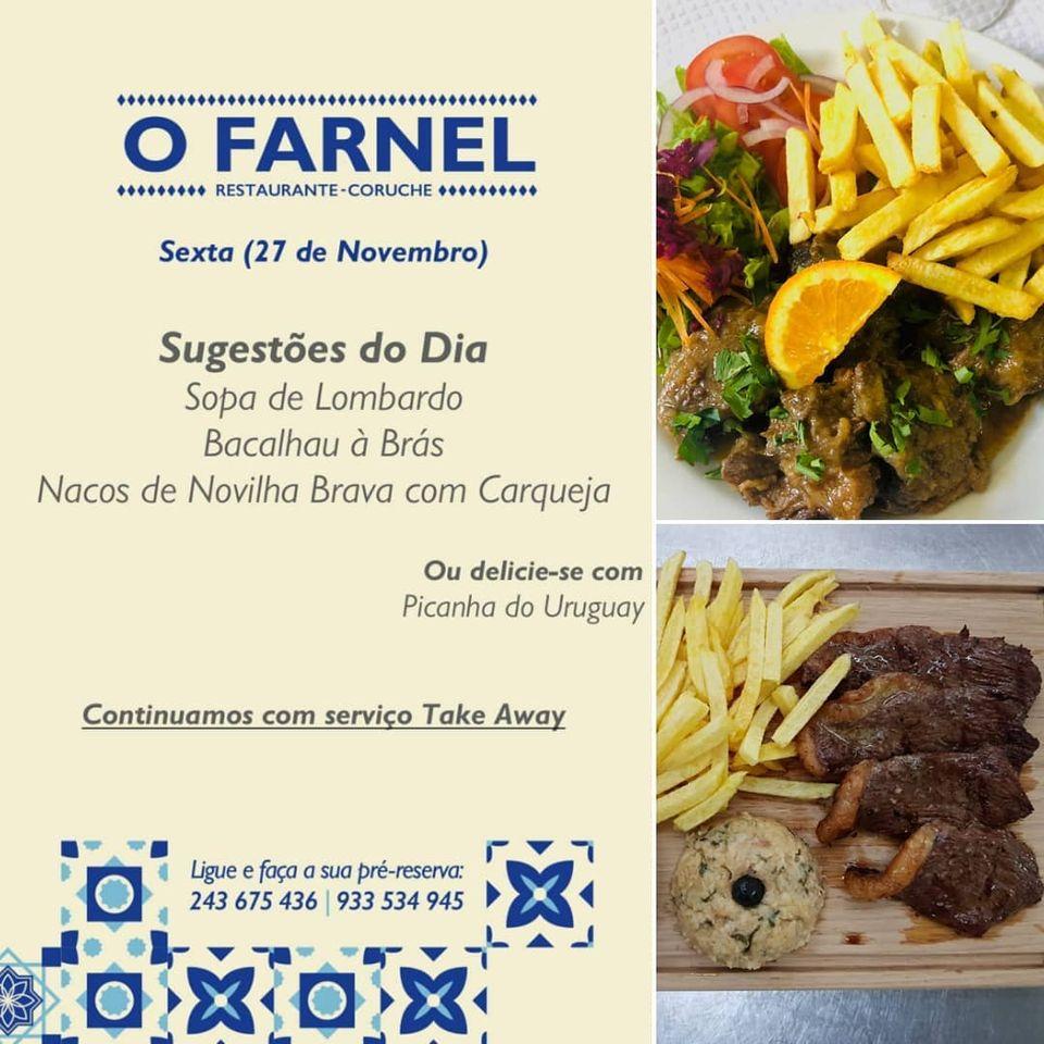 Menu em O Farnel restaurante, Coruche
