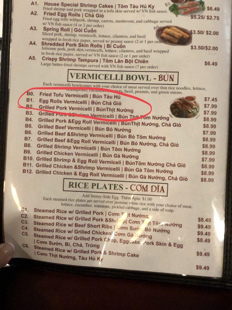 Menu at Pot Au Pho Mobile AL restaurant, Mobile