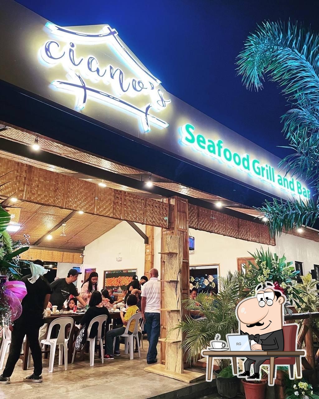 Ciano's Seafood Grill & Bar - NGC Bacolod, Bacolod - Restaurant menu ...