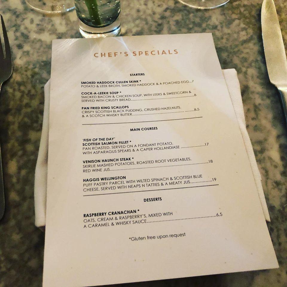 Menu at Old Gate Bar & Restaurant, Hebden Bridge