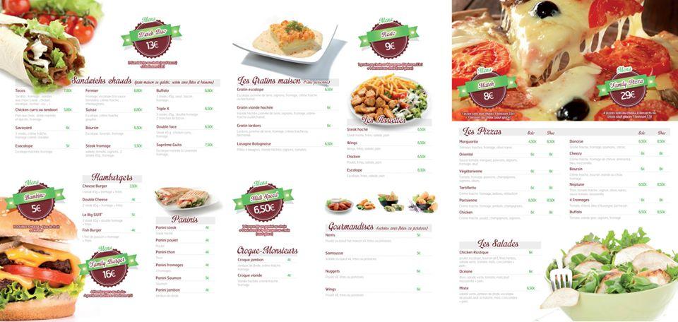 Menu at Chez Guito restaurant, Corbeil-Essonnes