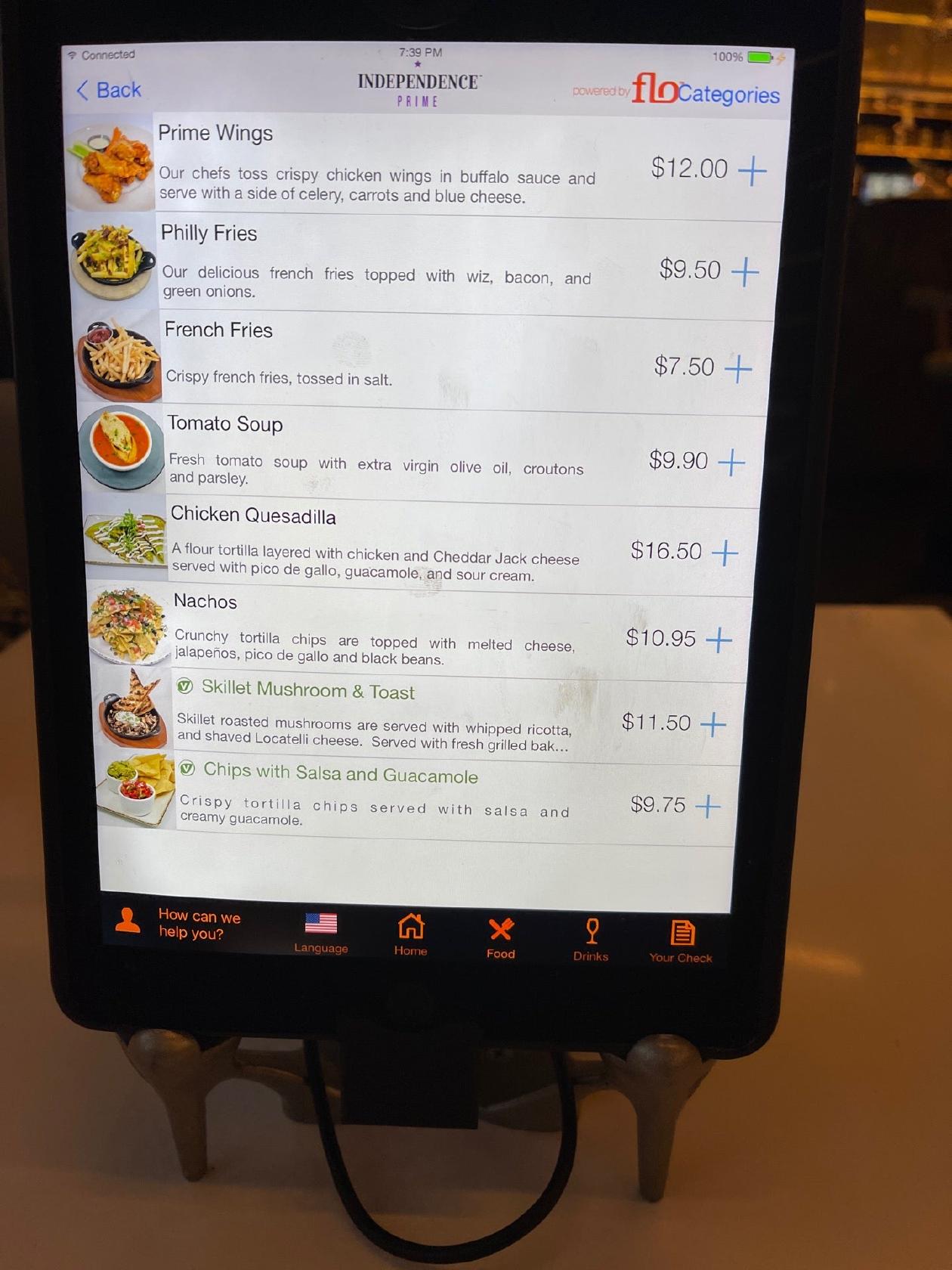 Menu at Independence Prime pub & bar, Philadelphia, Essington Ave