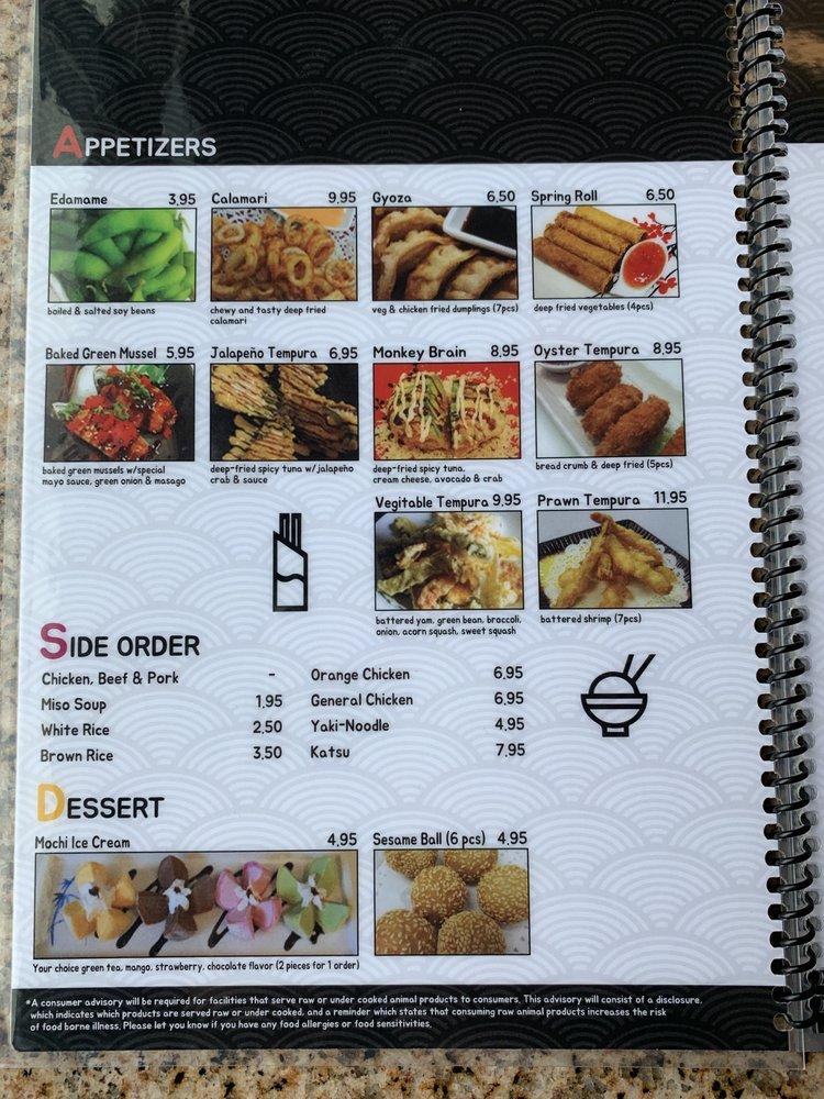 Menu at Yami Sushi & Teriyaki restaurant, Gresham, SW Highland Dr