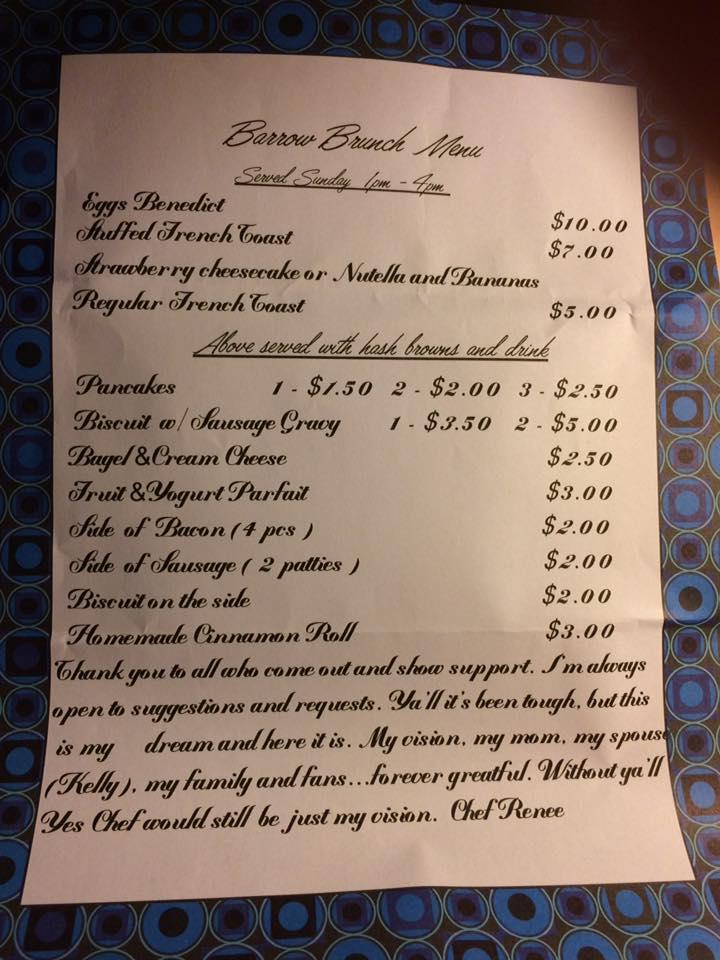 Menu at Yes Chef Food Trailer, Salado