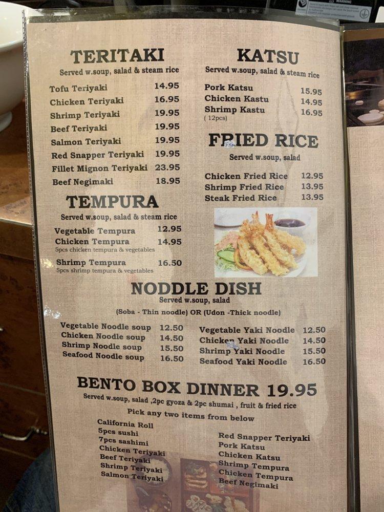 Menu at Ako Sushi & Seafood restaurant, Titusville