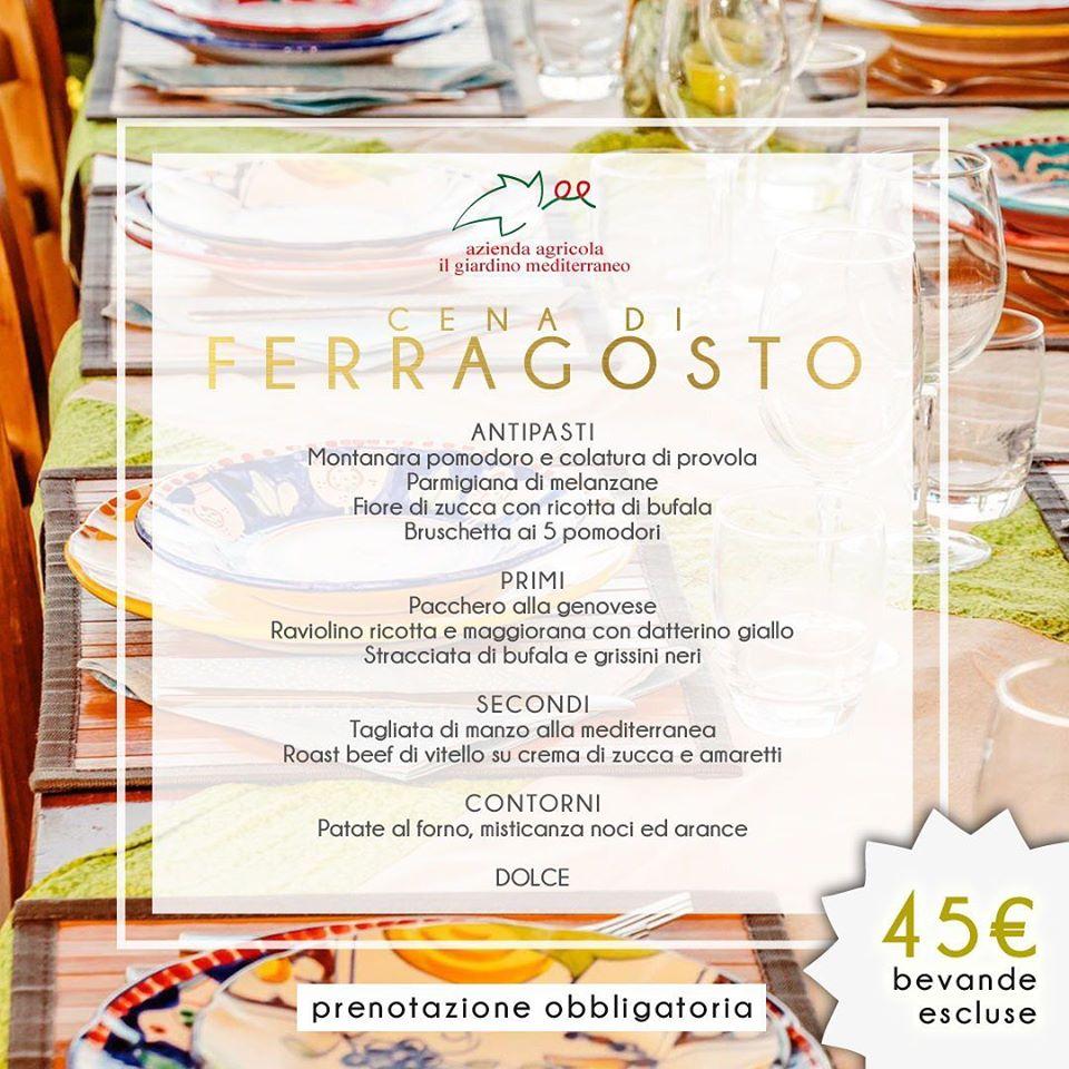 Menu da Il Giardino Mediterraneo ristorante, Ischia