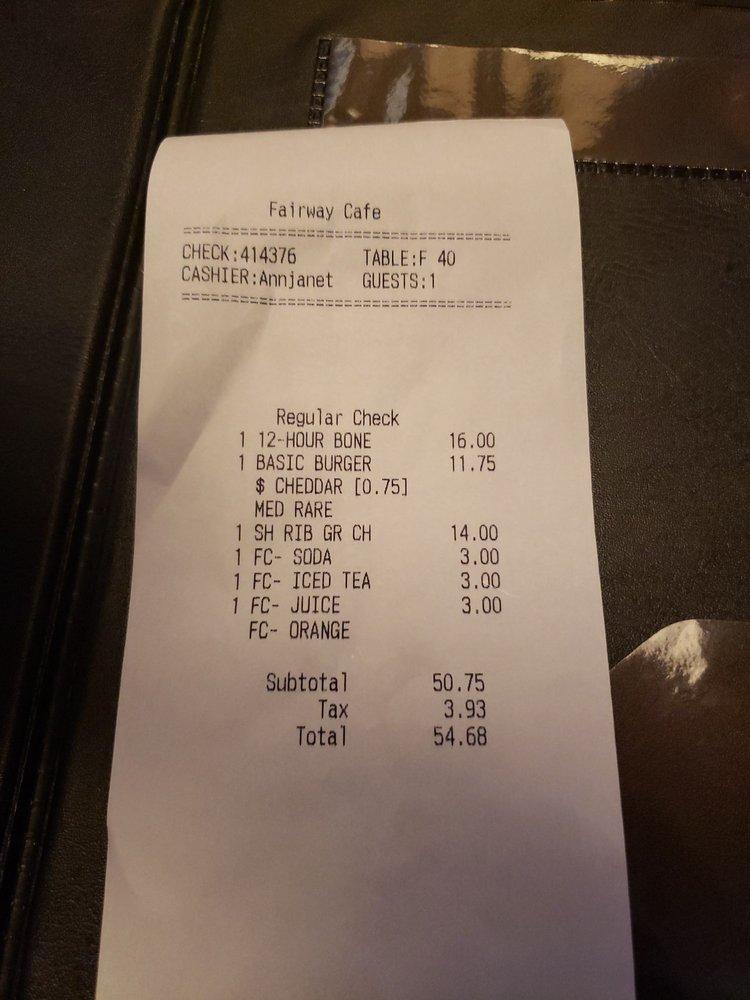 Menu at Canyons Steak House at Soboba steakhouse, San Jacinto
