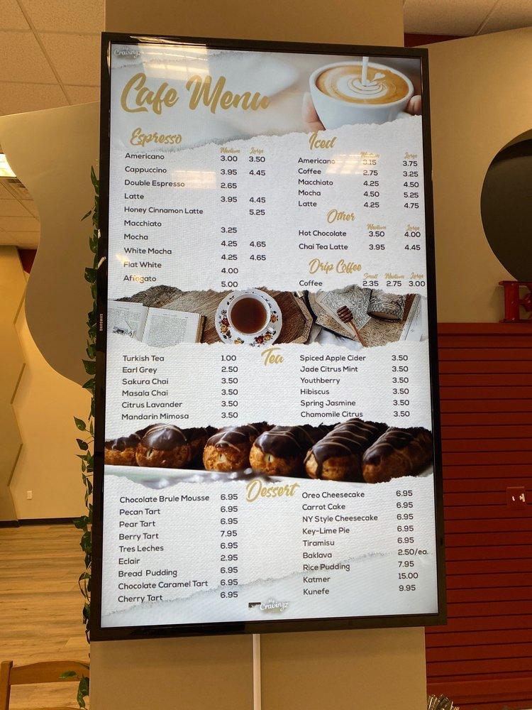 Menu at My Cravingz Bakery Cafe, Manassas