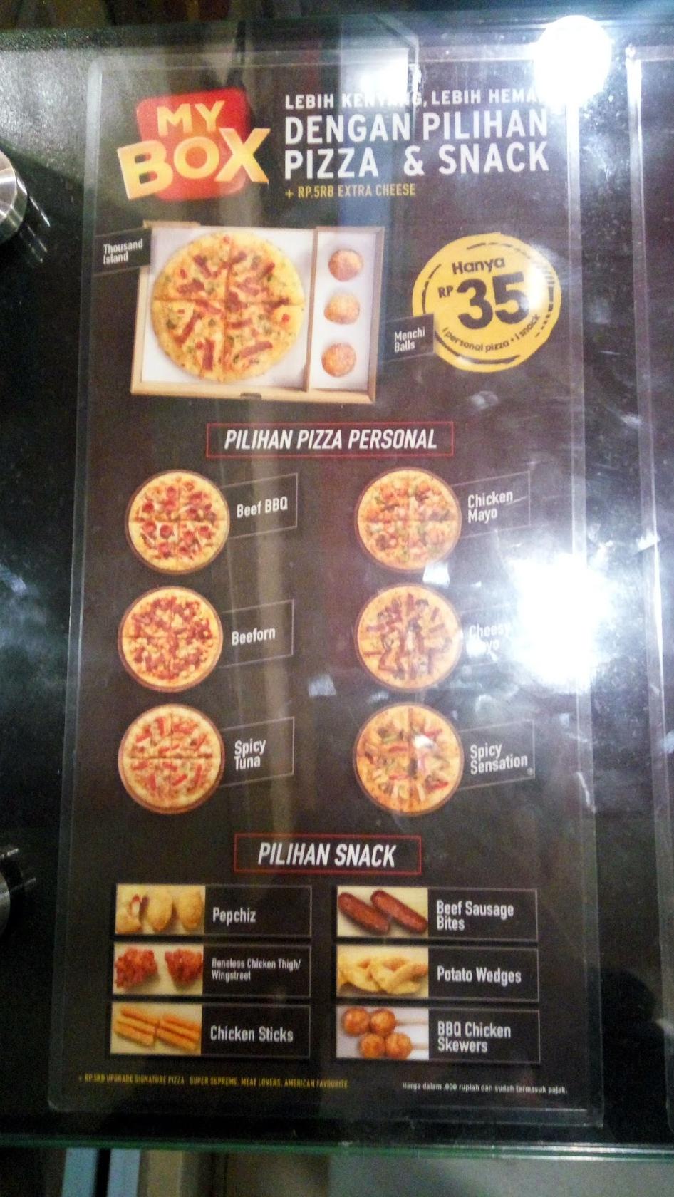 Menu at Pizza Hut Delivery - PHD Indonesia pizzeria, West Jakarta, Ruko ...