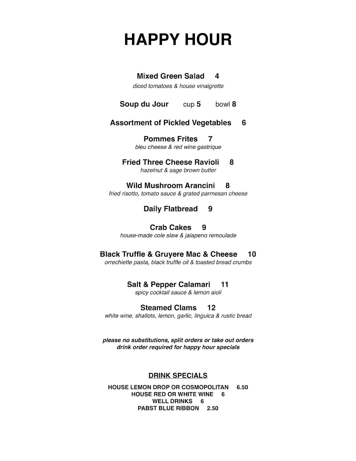 Menu at Five O Three pub & bar, West Linn