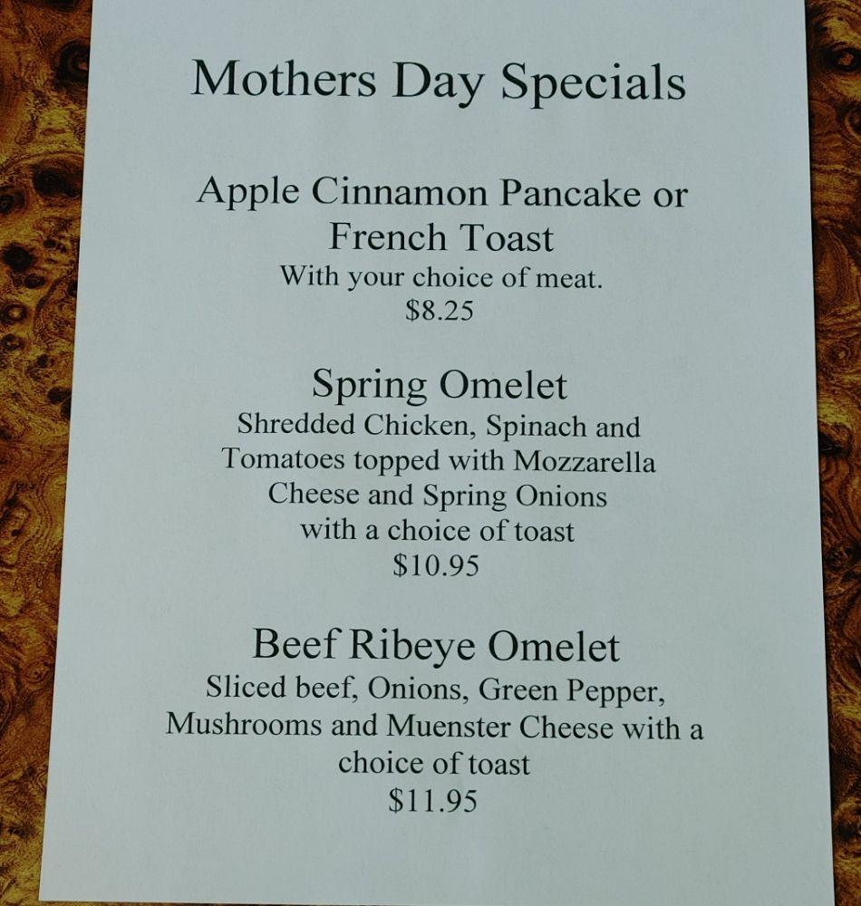 Menu at The Gathering Place Restaurant, Forest Hills, Cascade Rd SE