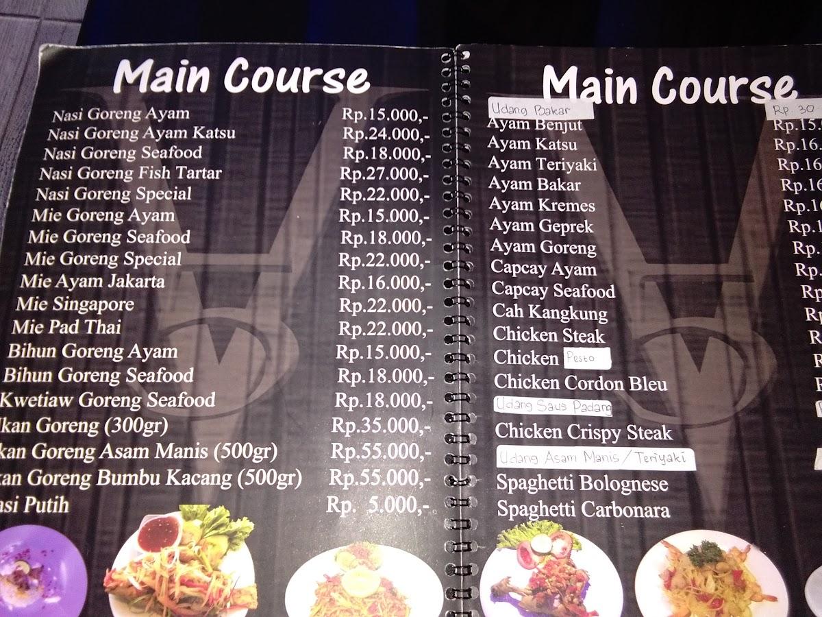 Menu at V5 Resto restaurant, Tabanan