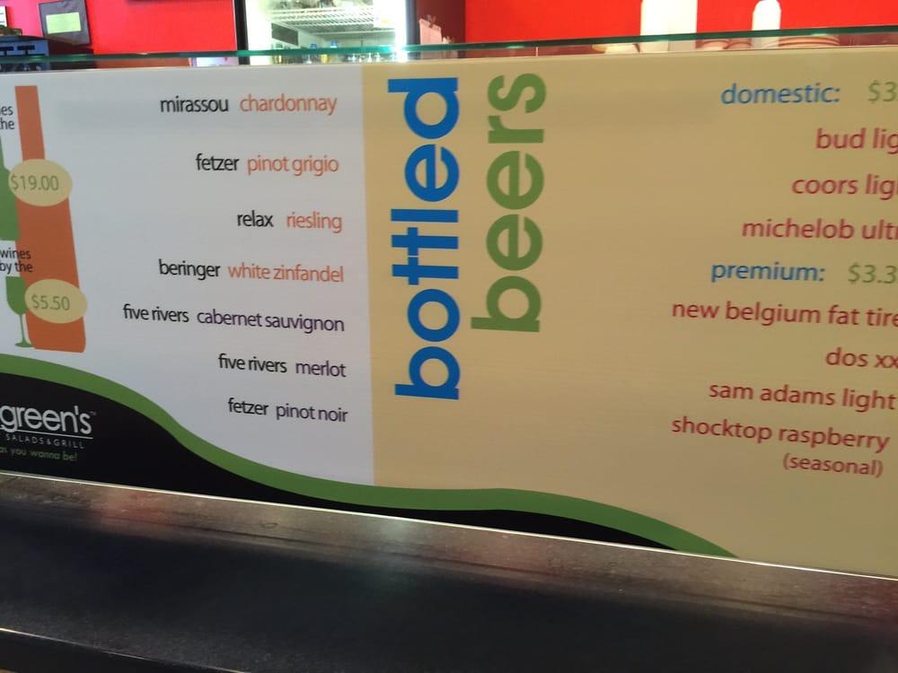 Menu at Doc Green's Salads & Grill restaurant, Wichita, E 13th St N #102