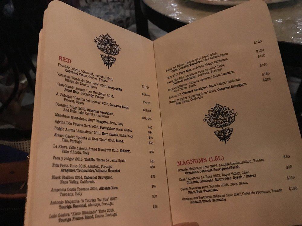Menu at Beatnik On The River pub & bar, Chicago
