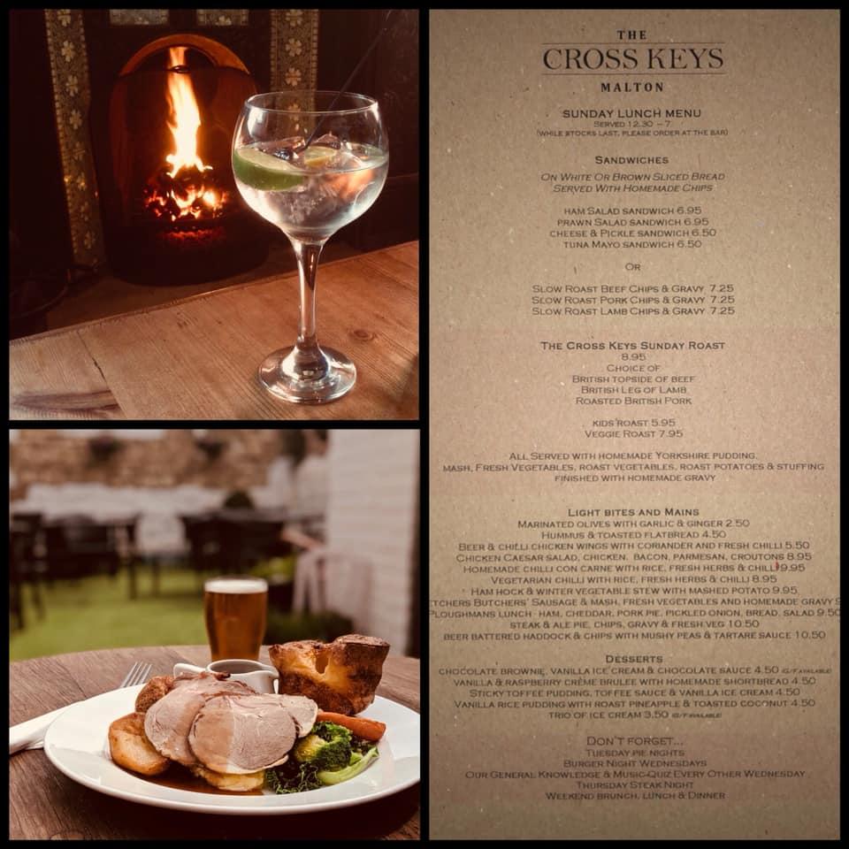 Menu at The Cross Keys Dinner by Uovo pub & bar, Malton