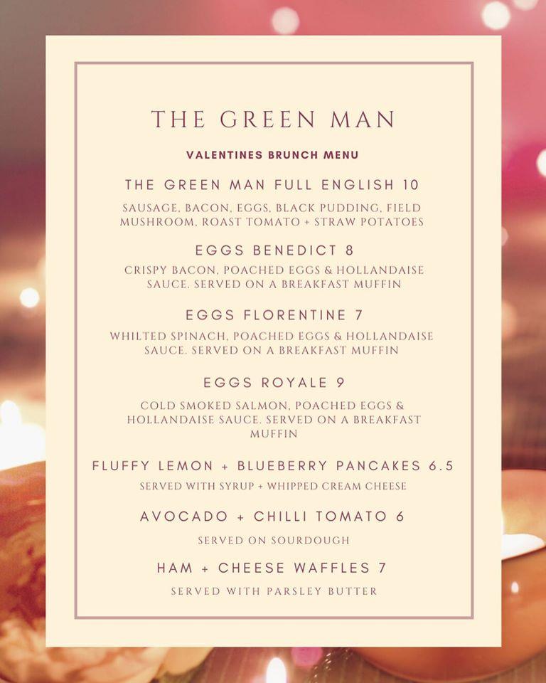 Menu at The Green Man pub & bar, Eversholt, Church End