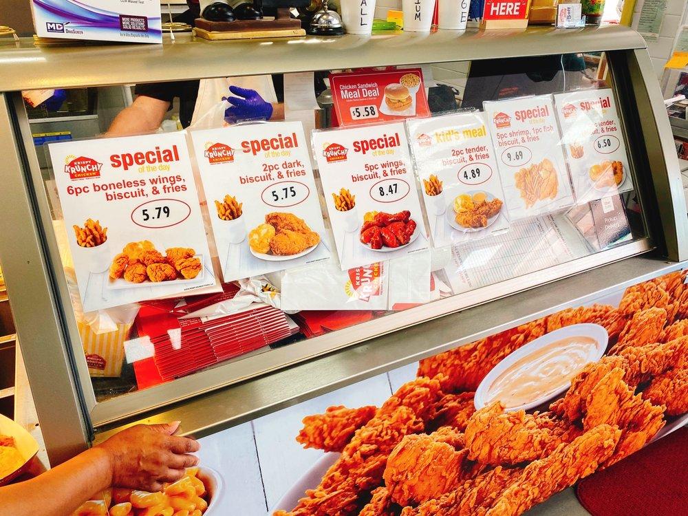 Menu at Krispy Krunchy Chicken fast food, Coral Springs