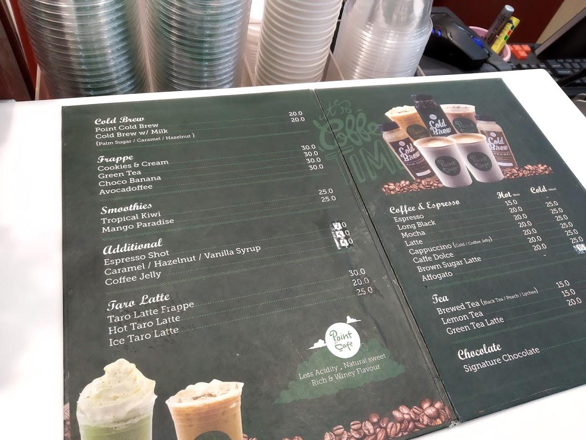 Menu at Point Coffee Dewi Sartika, East Jakarta, Jl. Dewi Sartika No.75