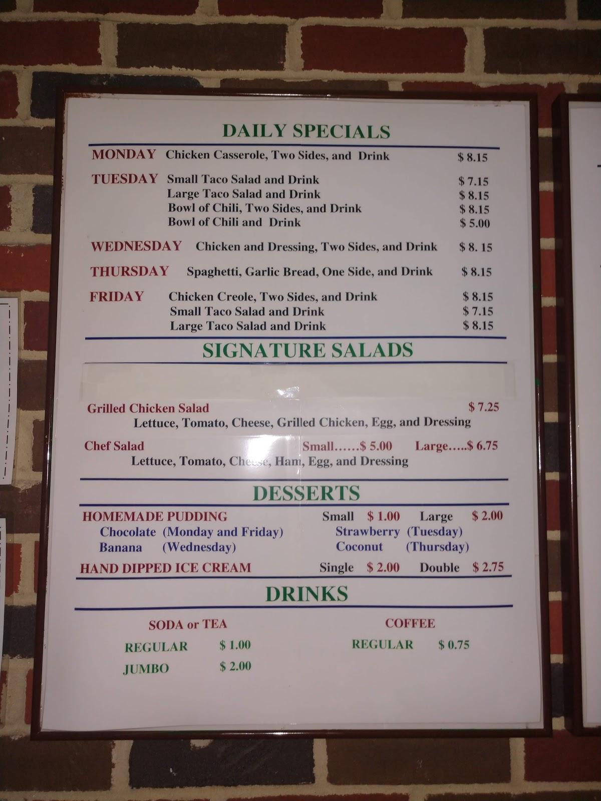Menu at Yum Yum Tree and Catering restaurant, Albertville