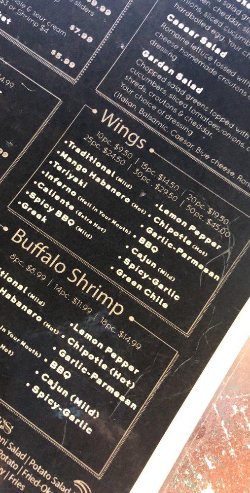 Menu at Fry House pub & bar, Silver City