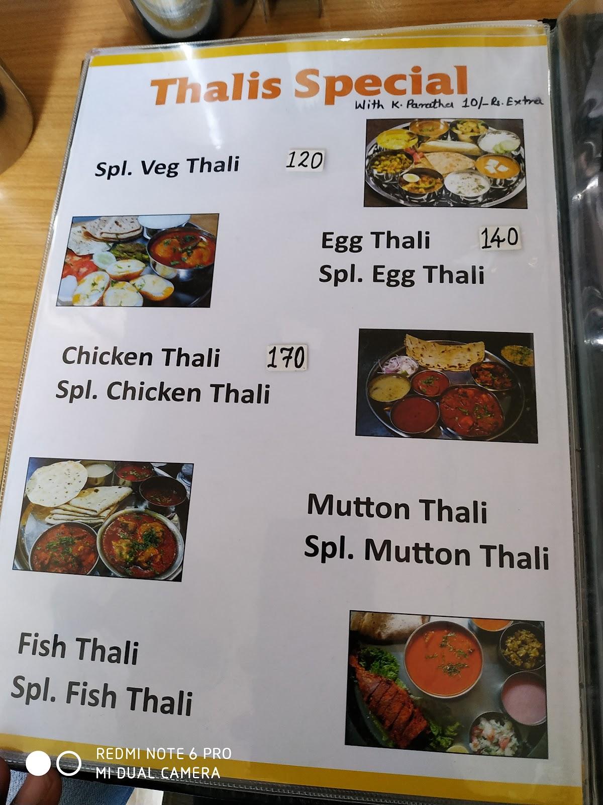 Menu at Hotel Vinkys Veg-Non Veg, Pune