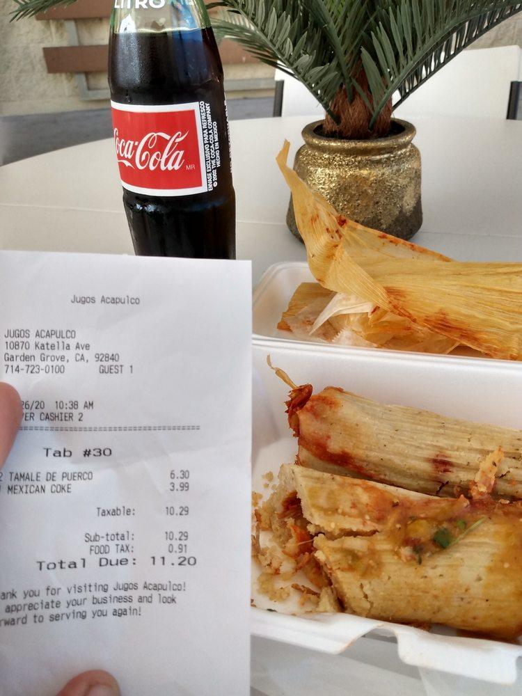 Carta del pub y bar Jugos Acapulco, Anaheim