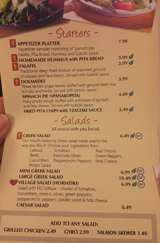 Menu at Little Greek Fresh Grill restaurant, Louisville, Shelbyville Rd ...