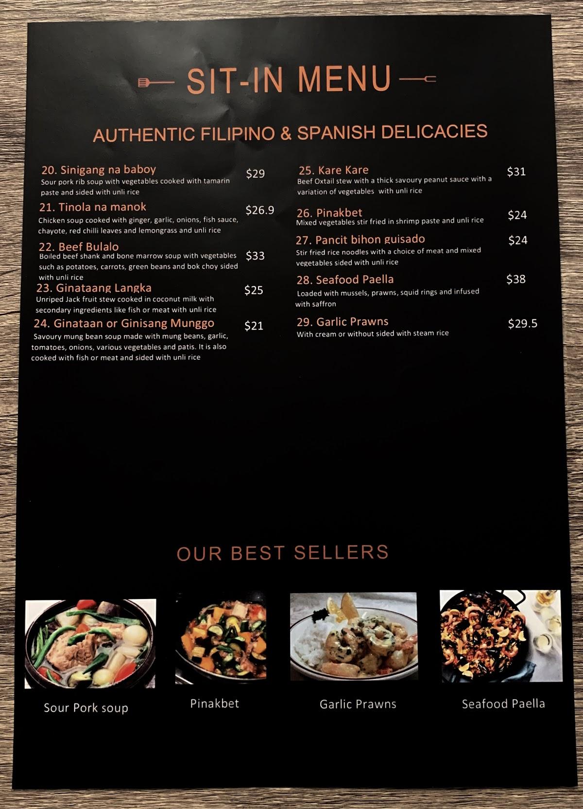 Menu at Shaz’m all you can eat and takeaway restaurant, Warragul