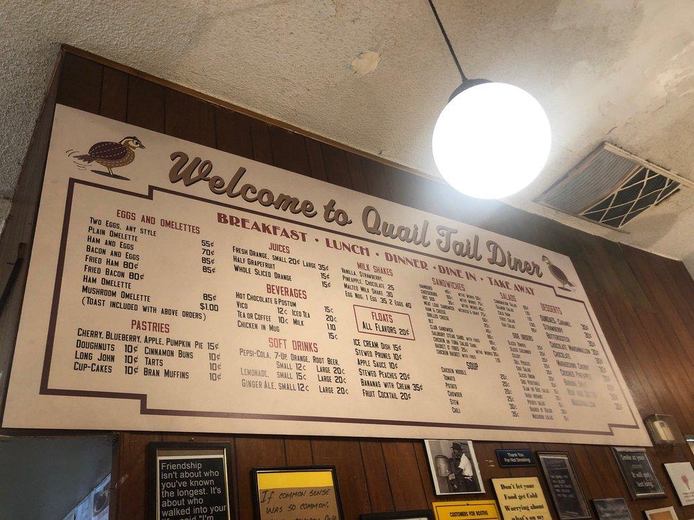 Menu at Tal's Cafe, Los Angeles