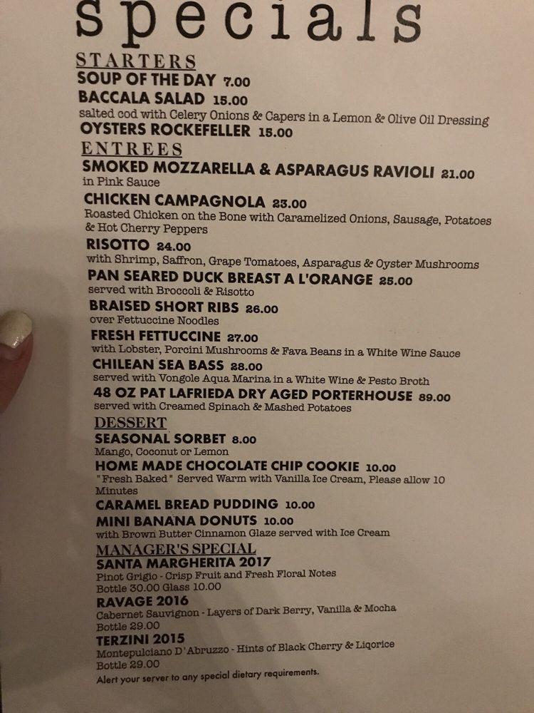 Menu at Posto 22 pub & bar, New Rochelle