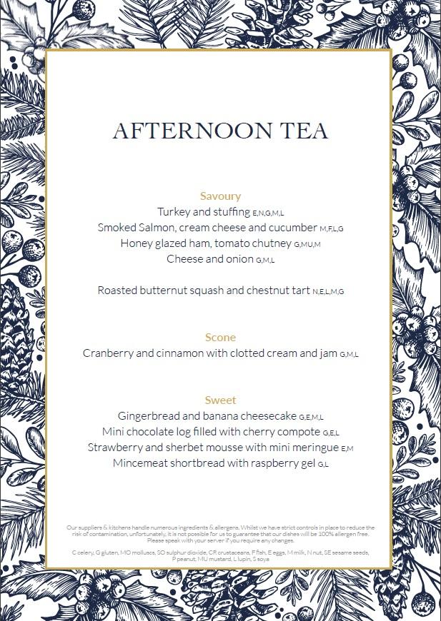 Menu at The Duke's Head Hotel - Surya Hotels restaurant, King's Lynn