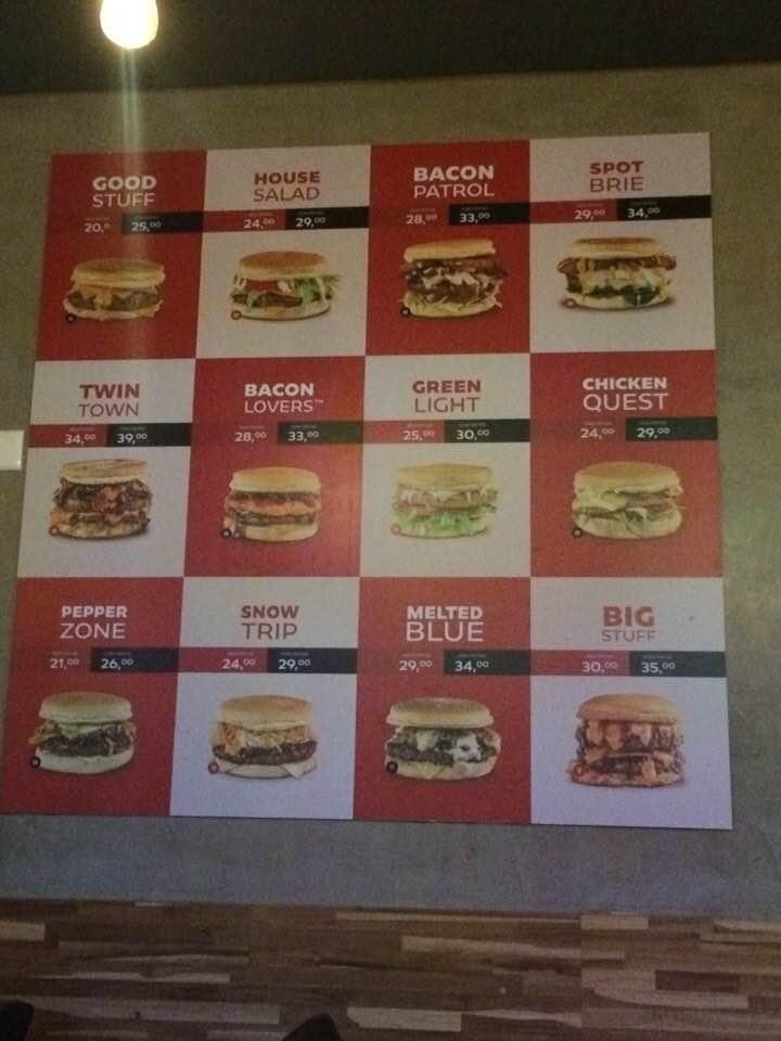 Menu at Fábrica Downtown restaurant, Curitiba, Vila Yamon