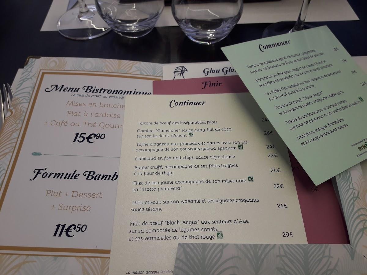 Menu au Les Inseparables Dreux restaurant, Dreux