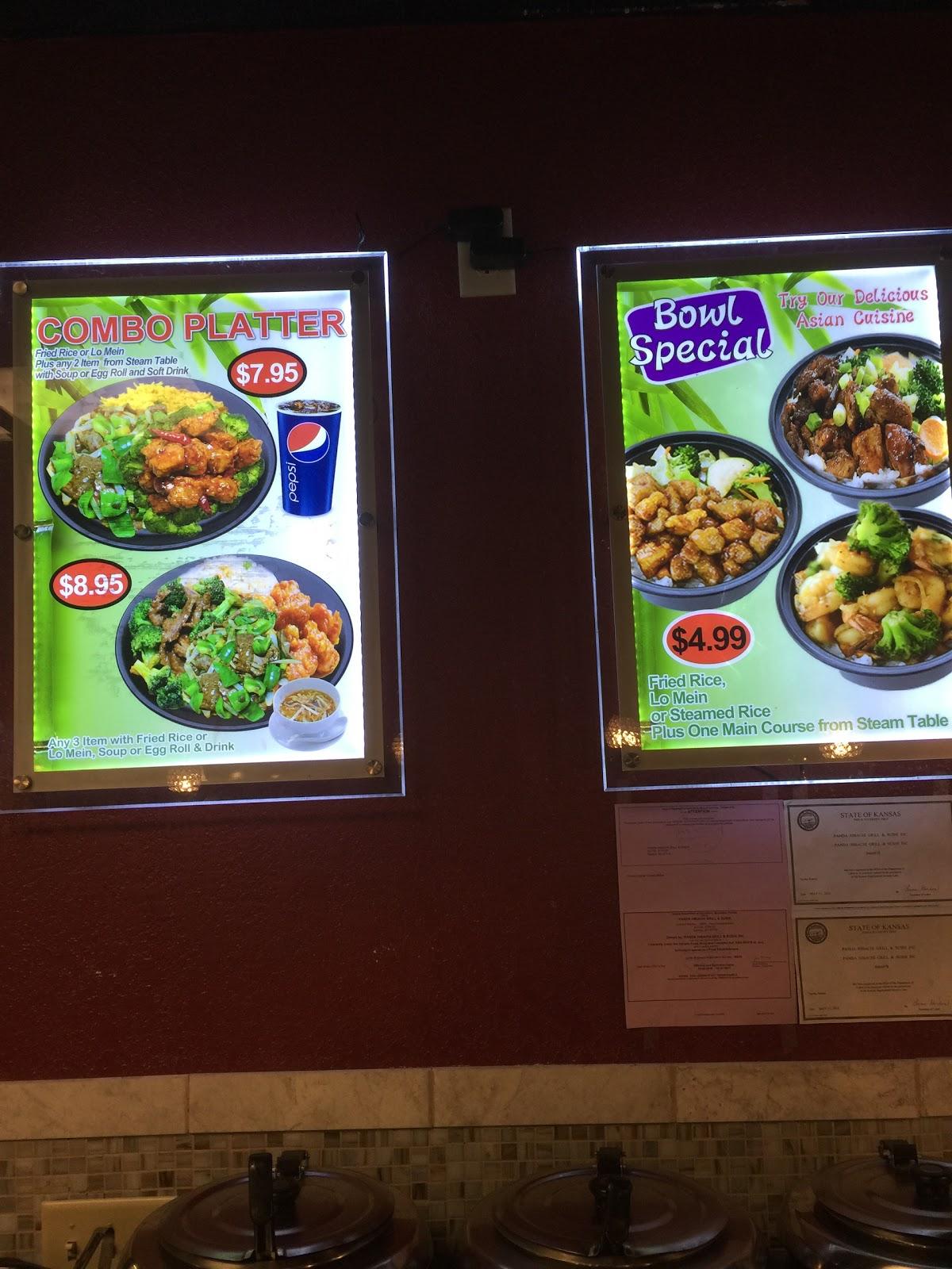 Menu at Panda Kitchen (NO BUFFET) restaurant, Newton