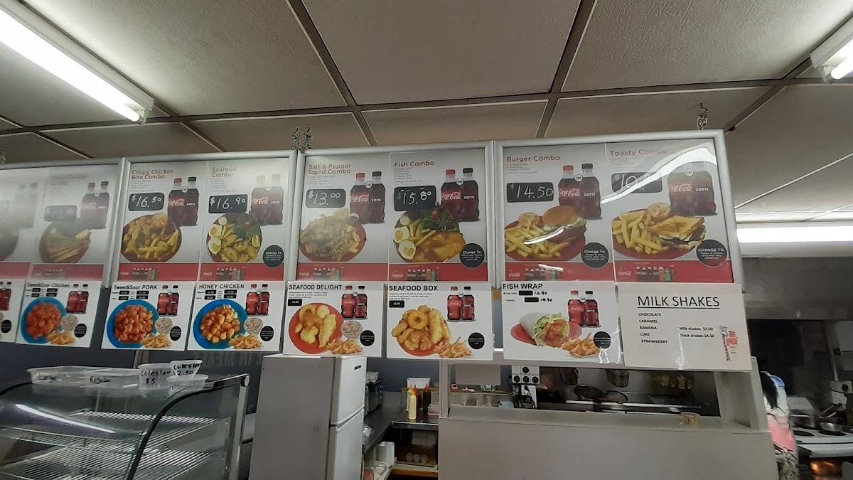 Menu at Jessica's Kitchen fast food, Dannevirke