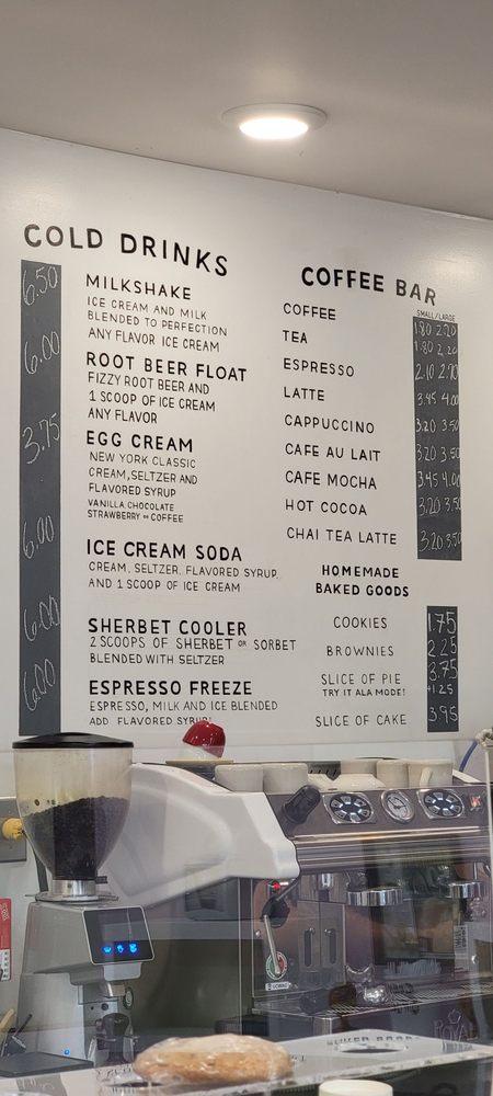 Menu at Bev's Homemade Ice Cream & Café restaurant, Richmond, W Cary St
