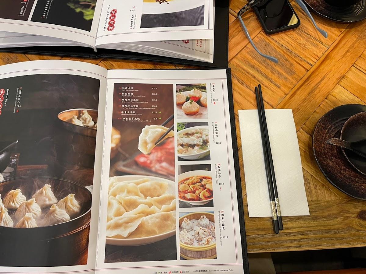 Menu at Modu restaurant, Clayton