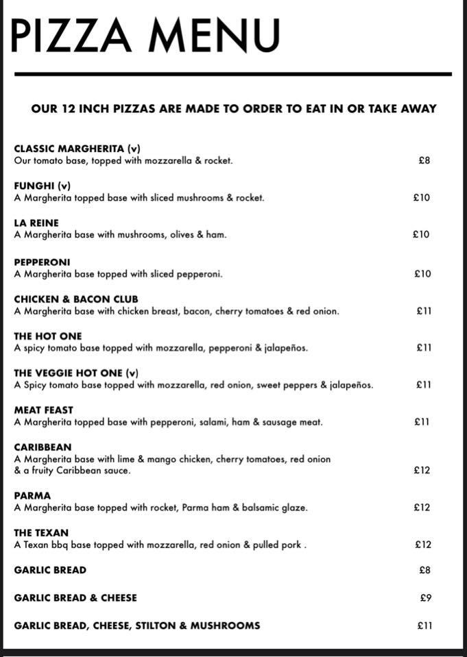 Menu at Golden Cross pub & bar, Slough, Poyle Rd