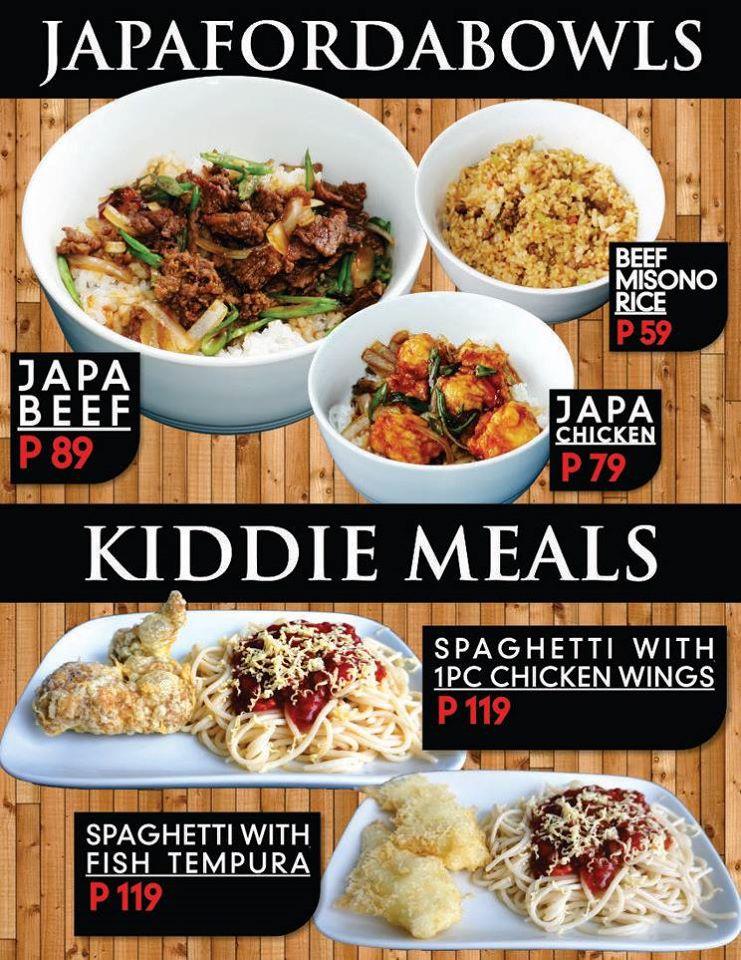 Menu at L'KAiSEi restaurant, Bacolod, Sm City South Wing