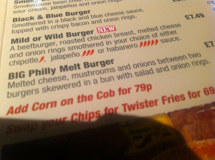 Menu at Badger Box pub & bar, Nottingham, Derby Rd