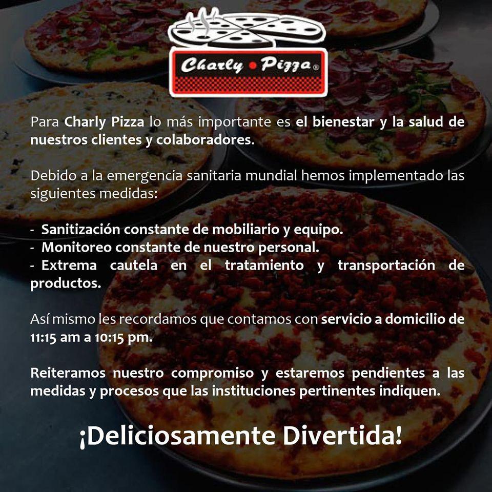 Carta del restaurante Charly Pizza Impulsora, Nezahualcóyotl, Hacienda ...