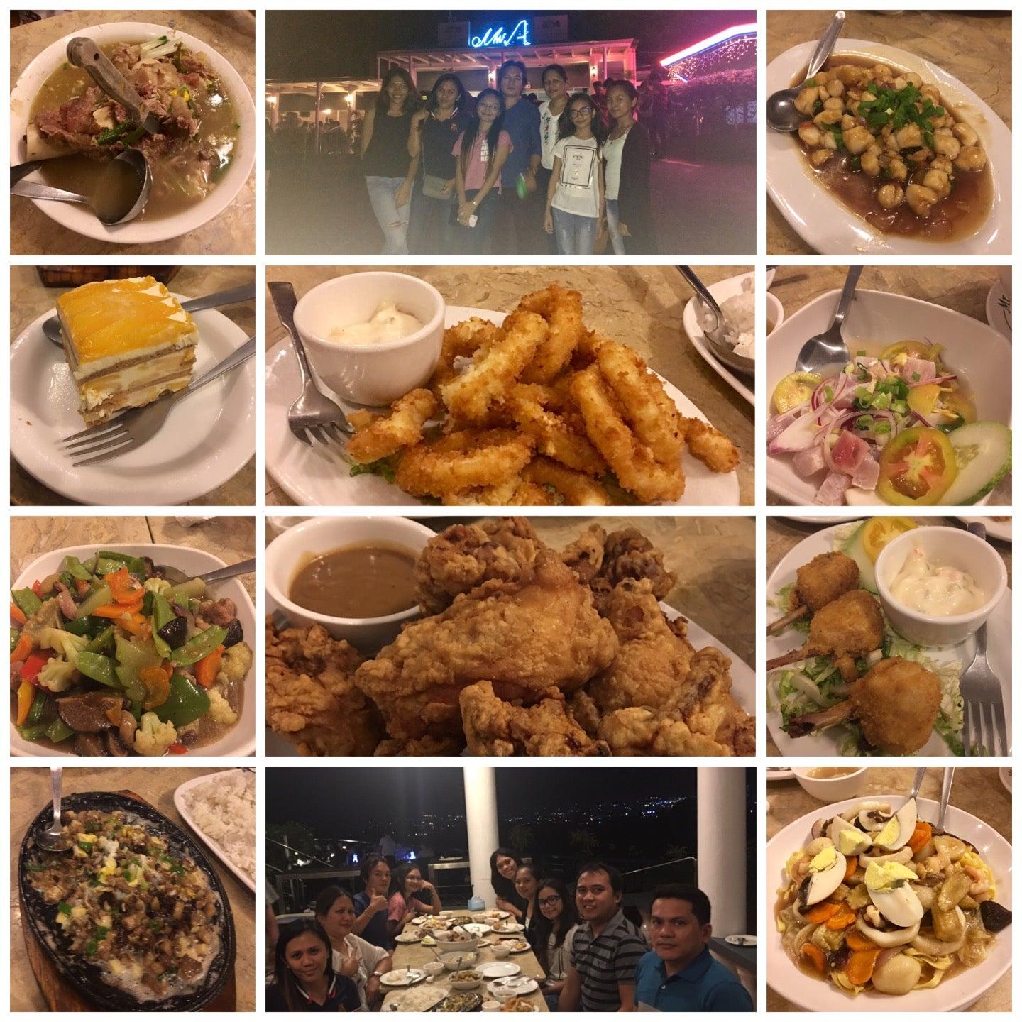 Menu at Mr. A Bar & Restaurant, Cebu City