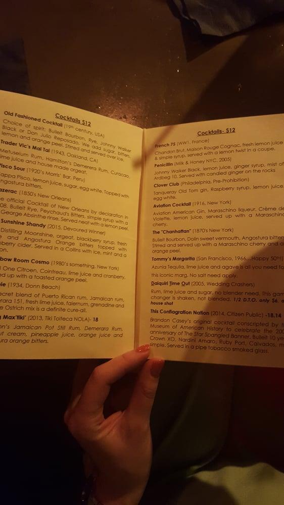Menu at THE OSTRICH pub & bar, Chandler, 10 N San Marcos Pl #B1